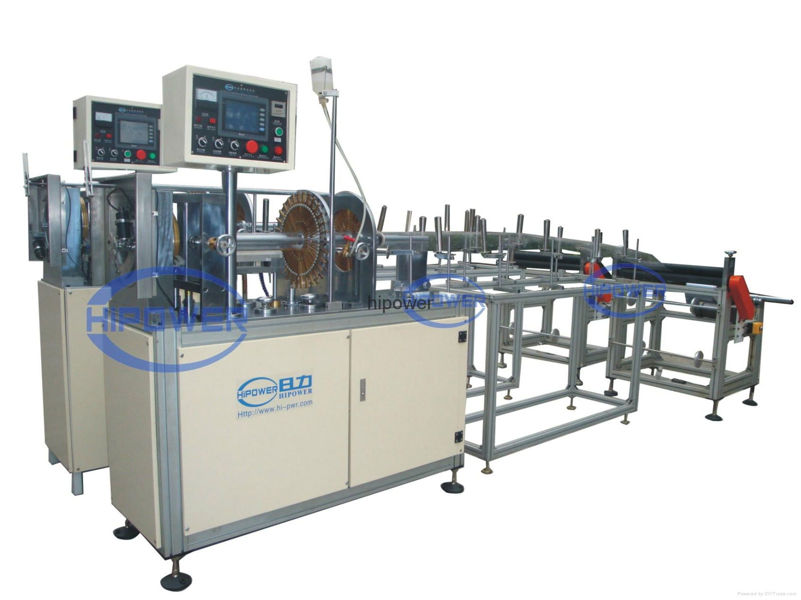 Transparent PET& PVC cylinder tube forming machine - HY-200H0 - hipower ...