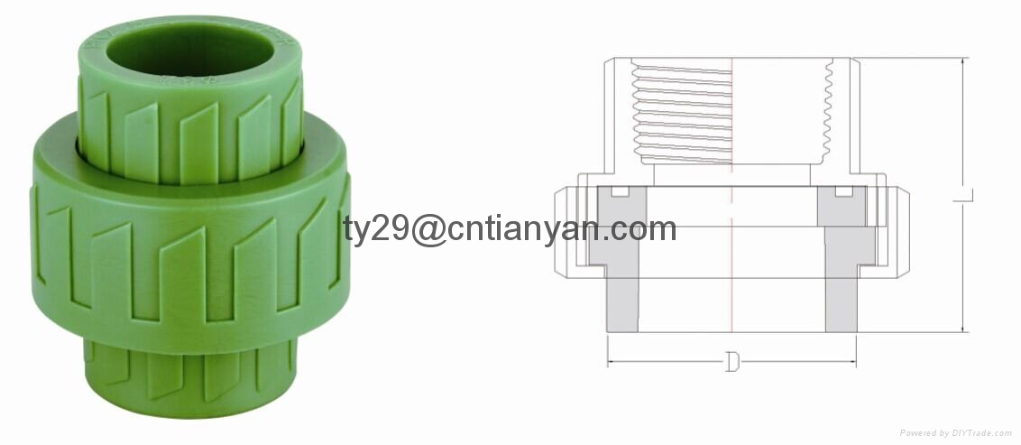 PPR WATER SUPPLY PIPE FITTINGS SERIES - B01-49 - TY/OEM (China ...