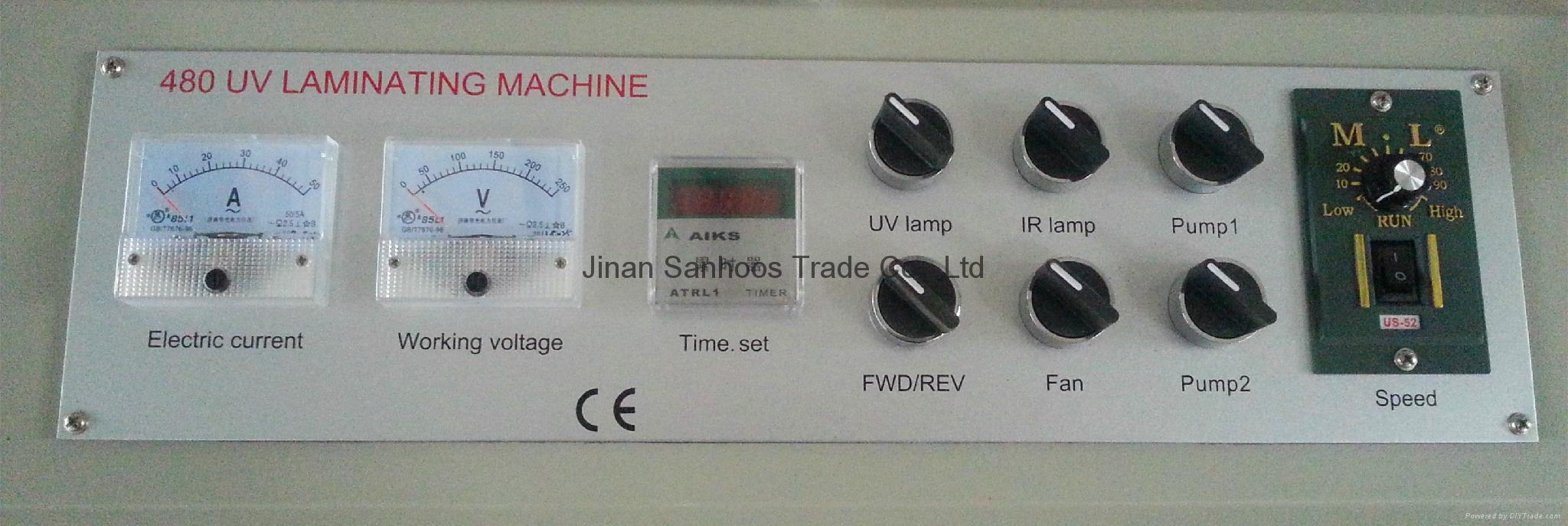 small uv coating spray machine , uv liquid laminating machine - SAM-480 ...