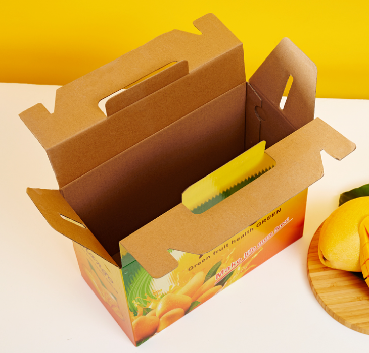Fruit packaging box with handle - 99-FB-2105 (China Manufacturer ...