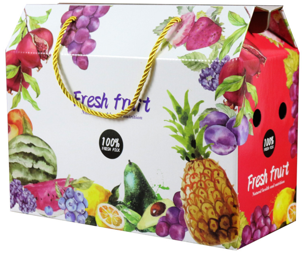 Fruit packaging box with handle - 99-FB-2105 (China Manufacturer ...