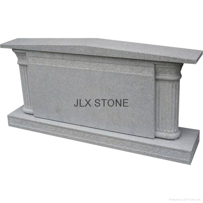 Granite column temple design tombstones - JLX-15 - JLX (China ...