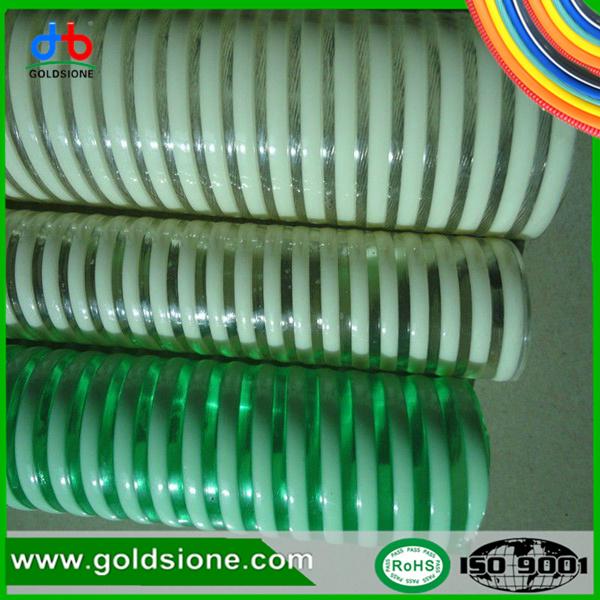 pvc spring reinforced suction hose - PSH - Goldsione (China ...