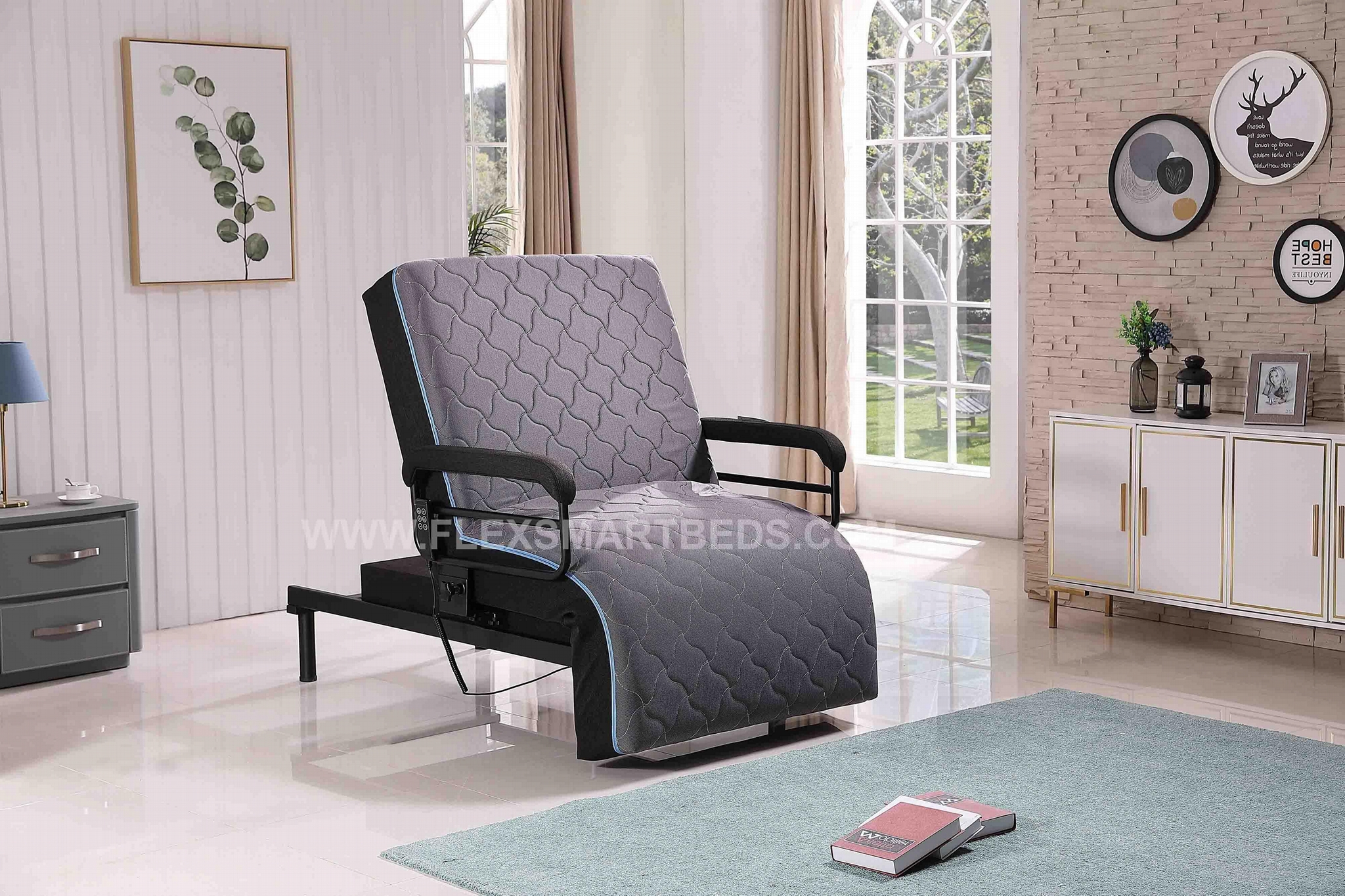 Fashion Design Electric Recliner EZ OUT Adjustable Bed Lifting Bed ...