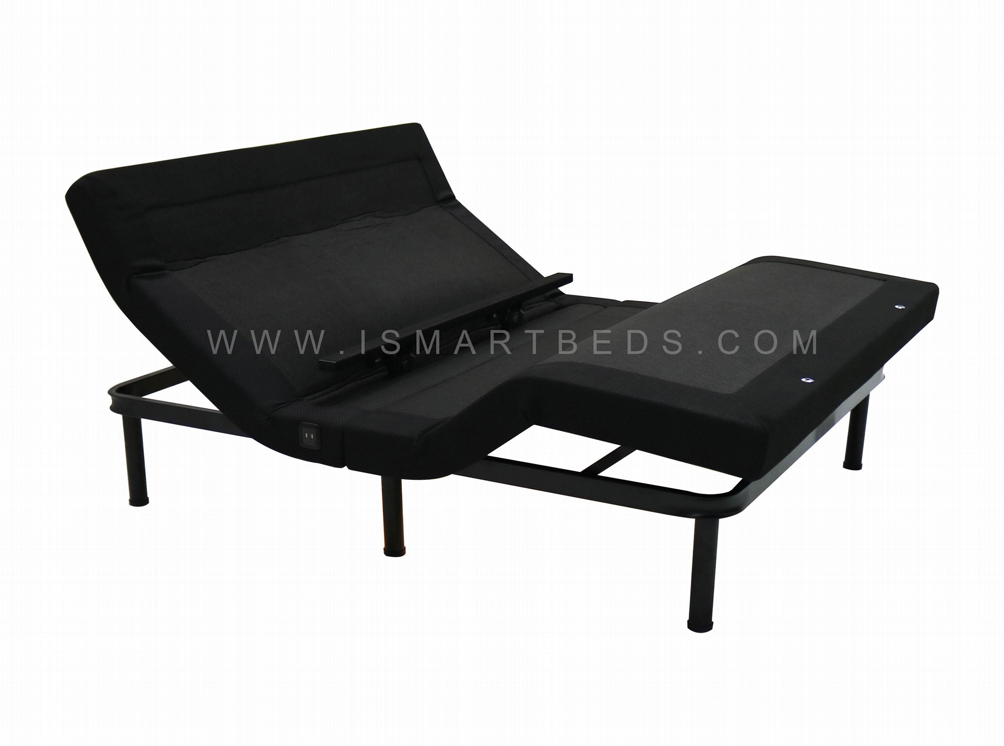 Okin Motors Massage Electric Adjustable Bed with Head Tilt and Lumbar