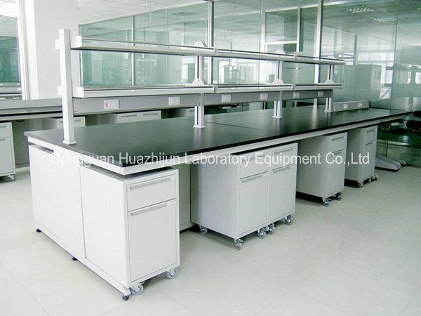 laboratory bench with reagent shelf - huazhijun-01 - huazhijun (China ...
