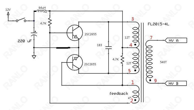 EPC13 5+5 4slot HF SMPS transformer - EPC13 4槽 5+5 - RANLO (China Manufacturer) - Bearings ...