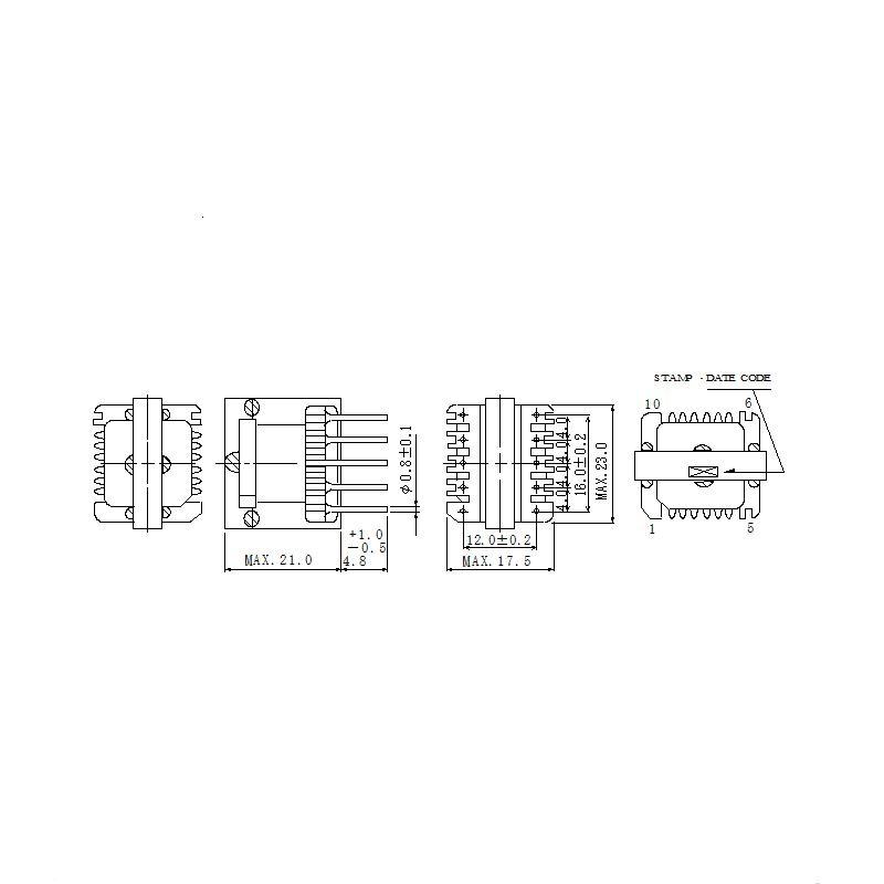 EE22 8pin 10pin vertical HF SMPSTransformer - China - Manufacturer