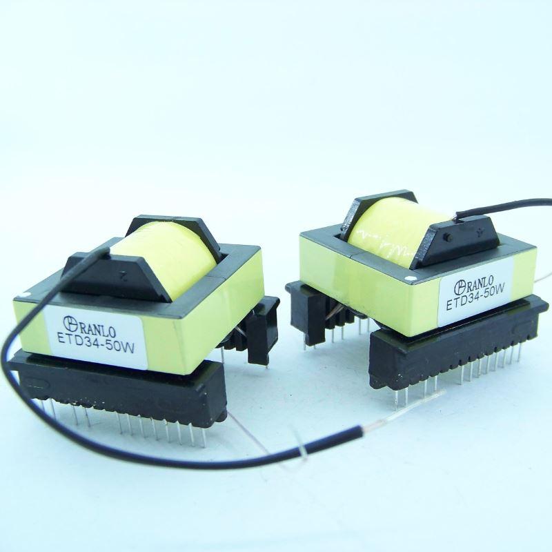 ETD34 15+15 ferrite core power transformer - RANLO (China Manufacturer) - Bearings - Electronic ...