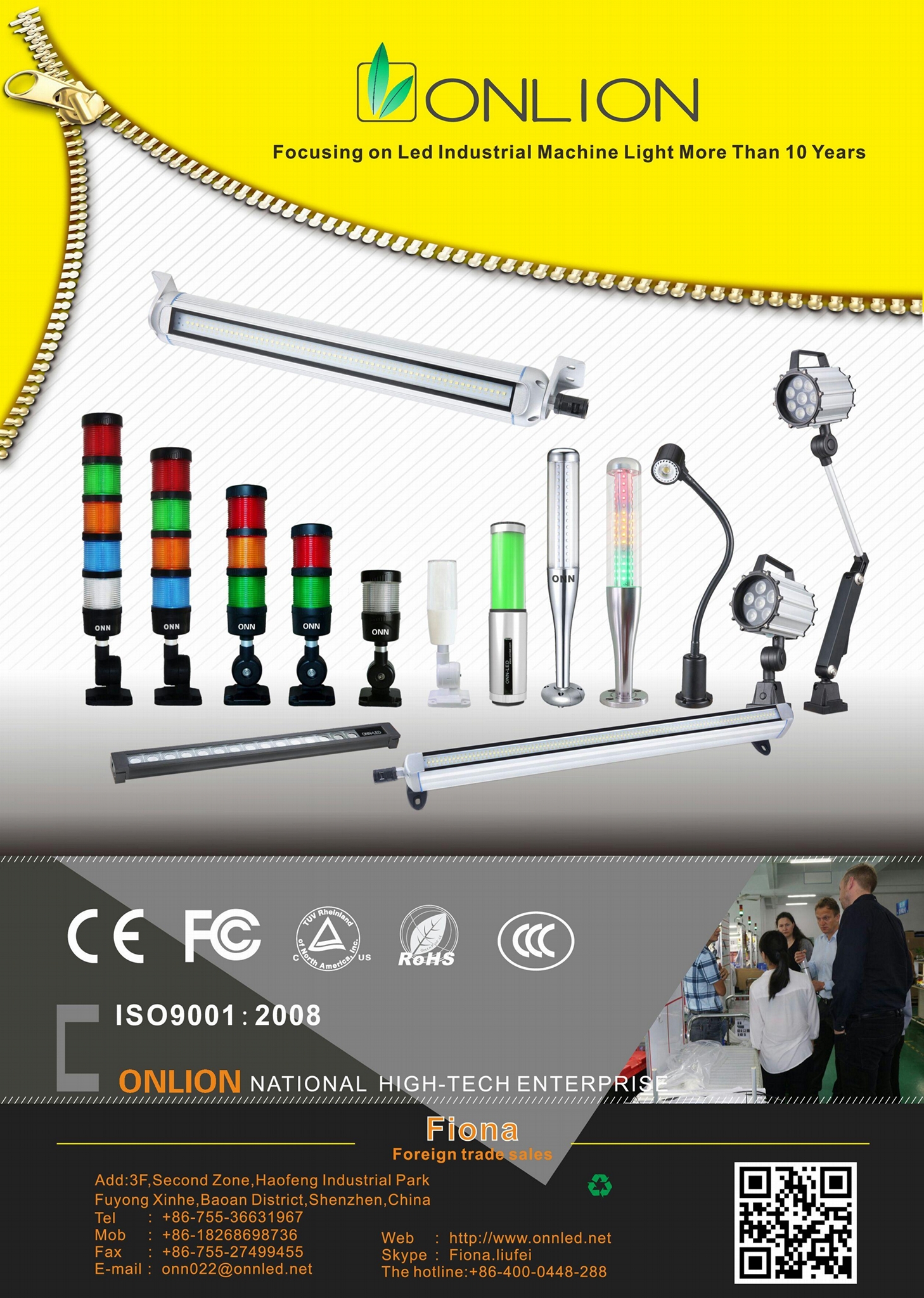 Hot Selling Signal Tower Lamp For CNC Machine - M4C - ONN (China ...