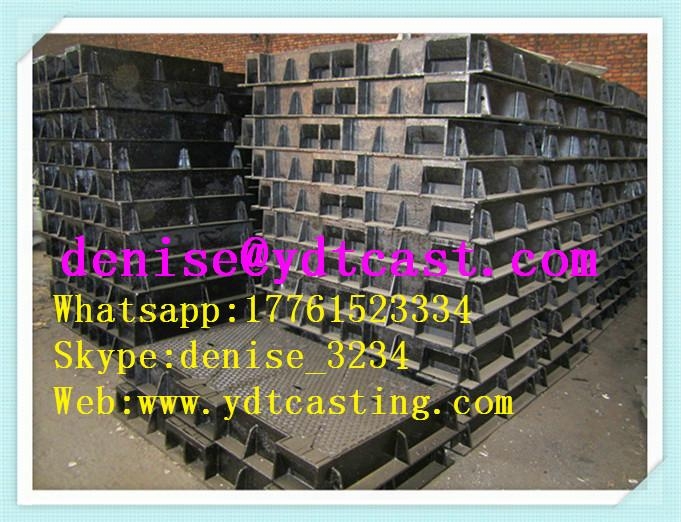 cast iron manhole cover triangle cover SGS top quality D400 - YDT-MC-6 ...