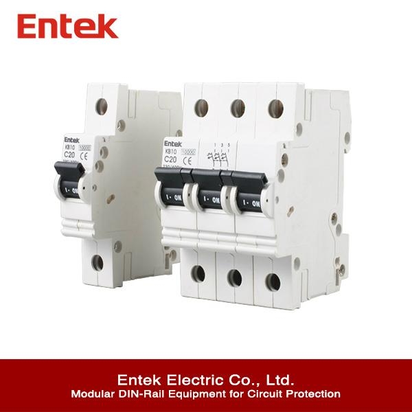 MCB CB certified Miniature Circuit Breaker 3P 63A - KB-6TB63 - Entek ...
