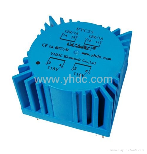 25VA PCB encapsulated toroidal transformer - PTC25 - YHDC (China ...
