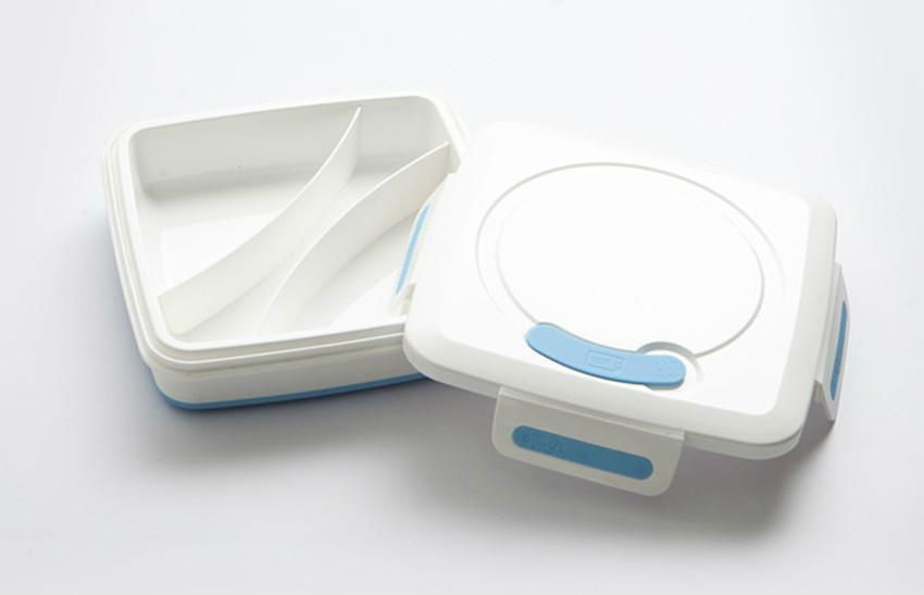 Square Lunch Box Collapsible foldable lunch box for easy storage SL1201 ...