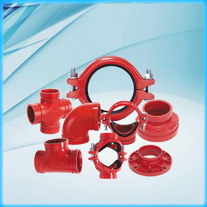 Ductile Iron Grooved Mechanical Tee FM/UL Approved - LUYUAN (China Manufacturer) - Pipe Fittings ...