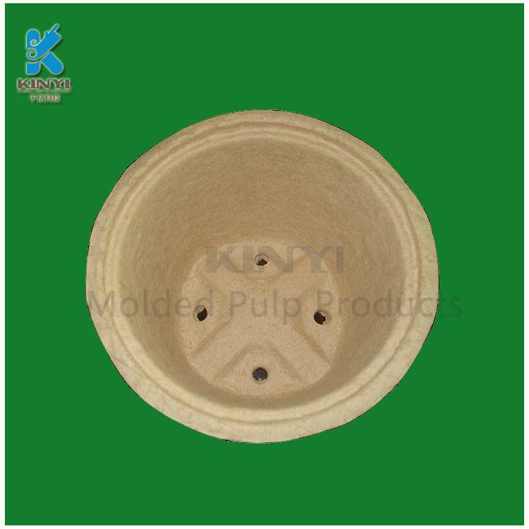 Custom Eco-friendly molded paper pulp flower pot seed tray - KY-7 ...