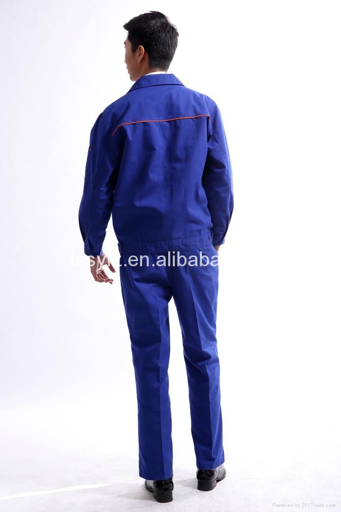 sanding process cobalt blue and orange workwear uniform - SY030 ...