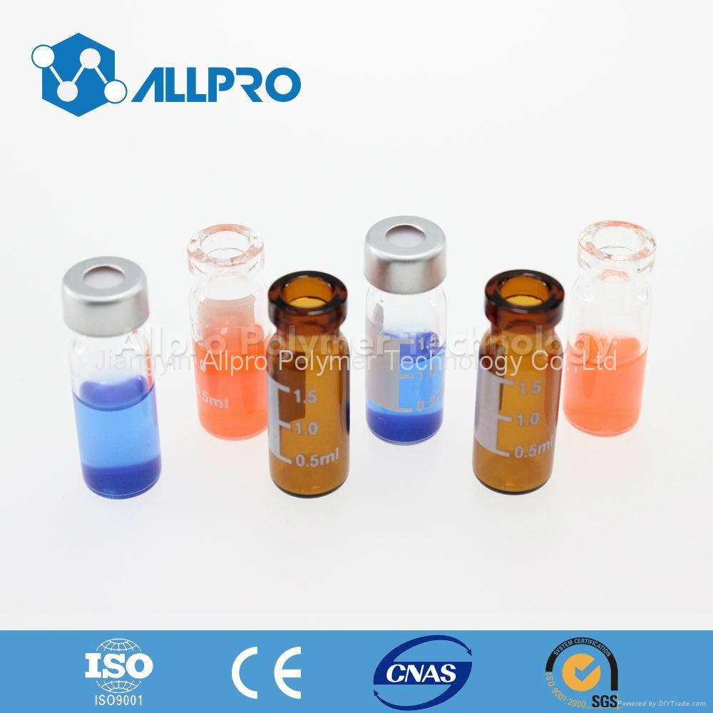 11mm clear crimp top Sample Vial with Writing Patch - VC11002CP ...