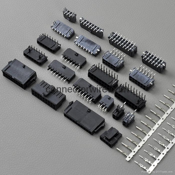 Micro-fit 3.0 wire to board housing terminal and header connector for ...