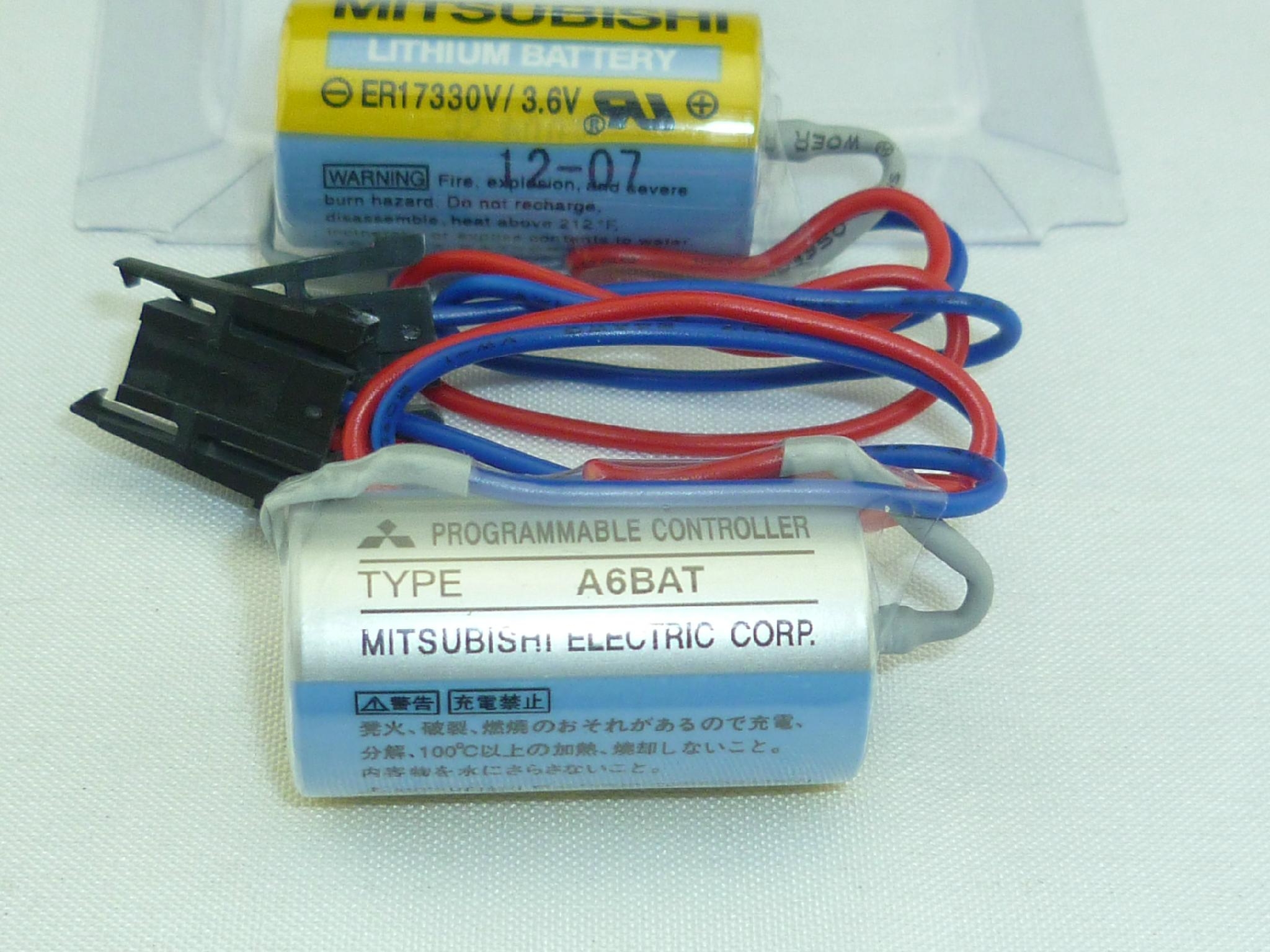 MITSUBISHI ER17330V A6BAT PLC Lithium 3.6V battery - A6-BAT ER17330V ...