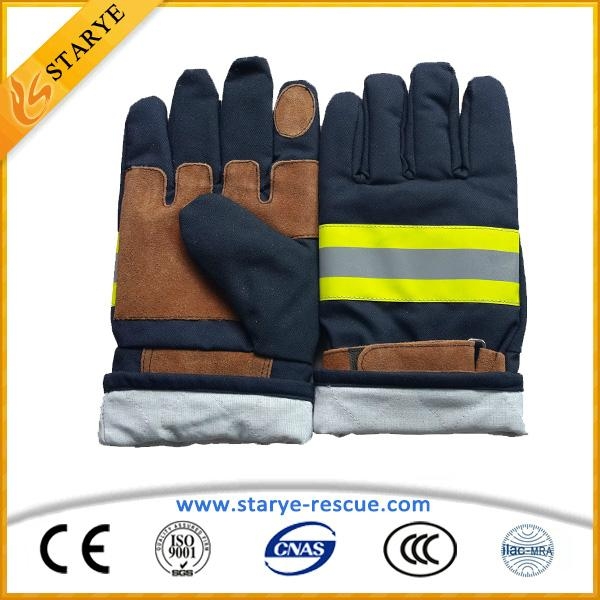 EN659 Nomex Firefighting Gloves Fire Retardant Gloves - SY-FPG101 ...