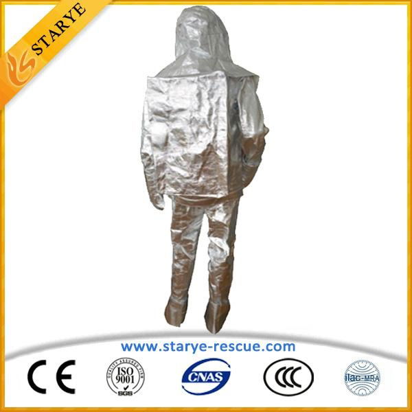 Firefighting Protective Coverall 1000 Degree Heat Protective Clothing ...