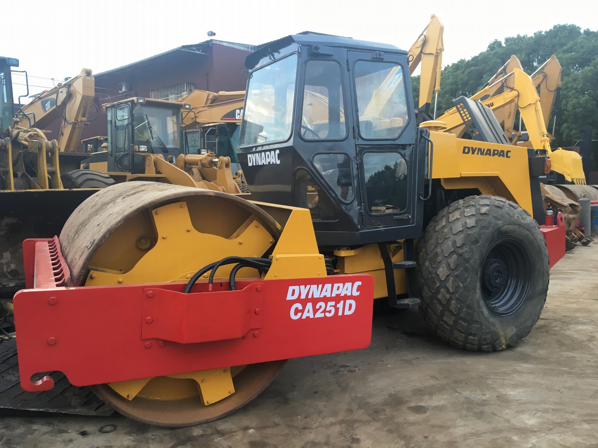 Used CA251 CA25 CA30 Vibratory Road Roller , Used Cheap Small Roller ...