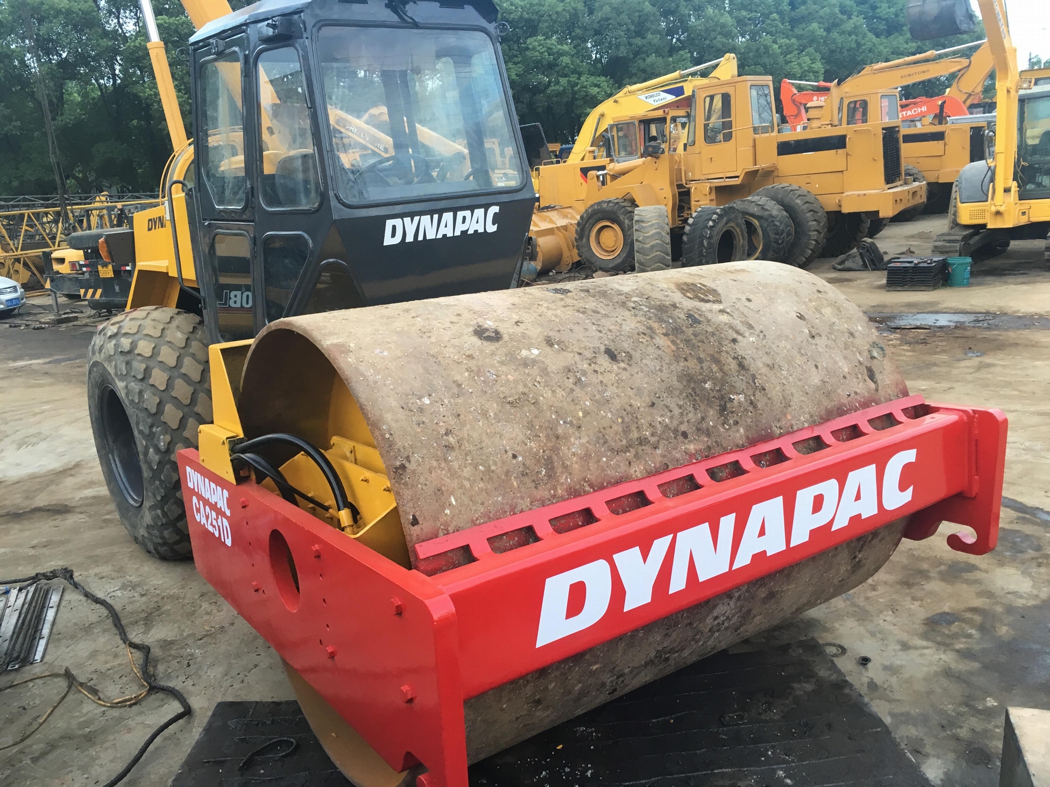 Used CA251 CA25 CA30 Vibratory Road Roller , Used Cheap Small Roller ...