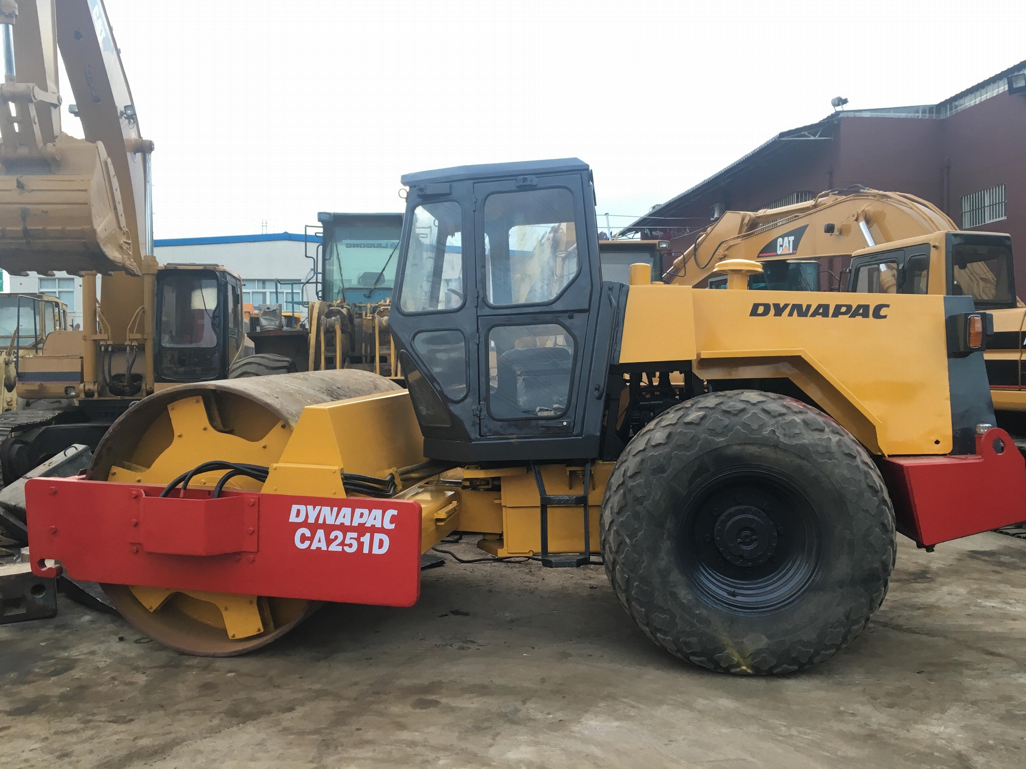 Used CA251 CA25 CA30 Vibratory Road Roller , Used Cheap Small Roller ...