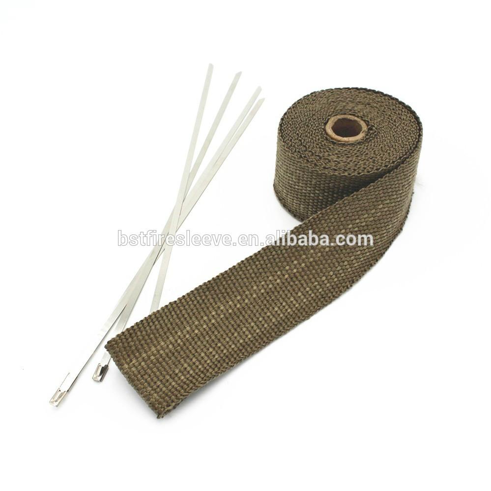 Basalt Fiber Titanium Heat Wrap Tape - BST-BT - BSTFLEX (China ...