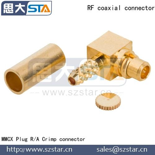 STA-MMCX Male Right Angle connector for LMR100,RG174 RG316 (China Manufacturer) - Other ...