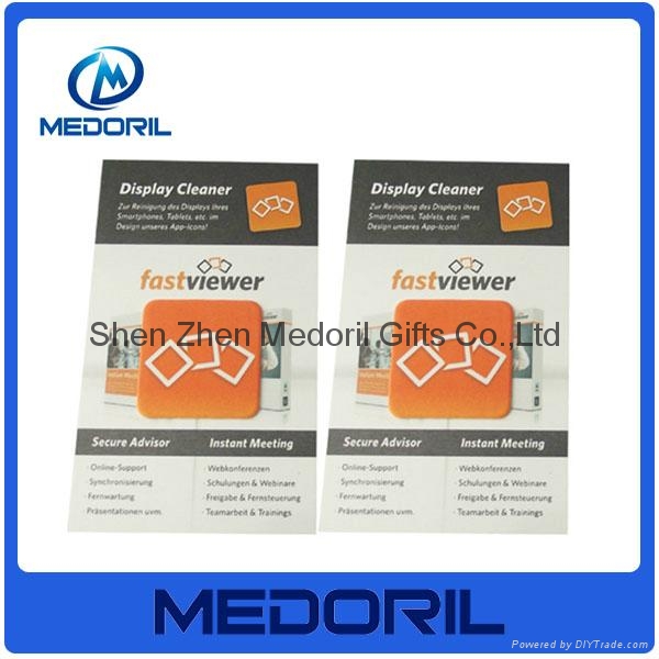 Customized high quality microfiber sticky mobile screen cleaner ...