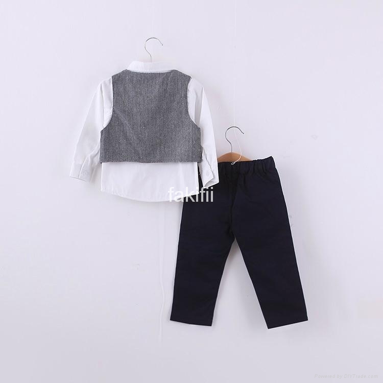 Autumn fashion boy grey clothes set - XHL-286 - fakifii (China ...