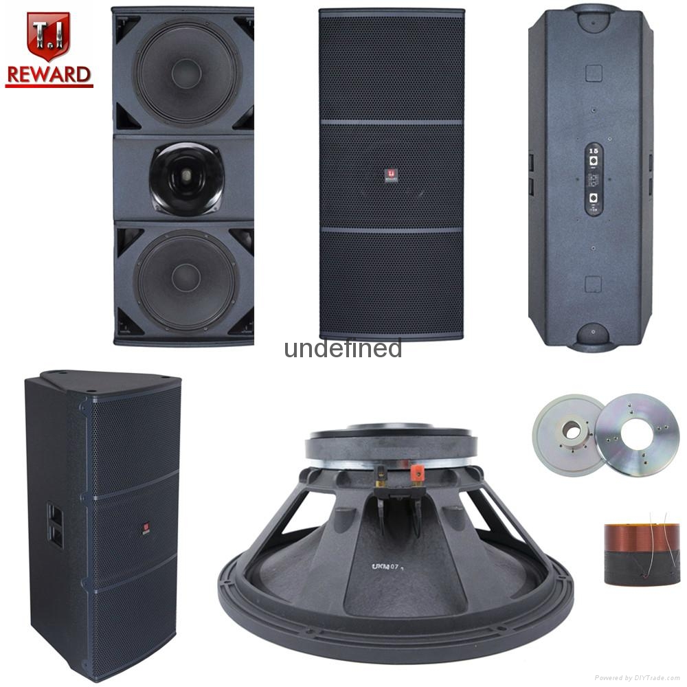 Dual 18 four way speaker system long throw sound speaker - T-2810 - T.I ...