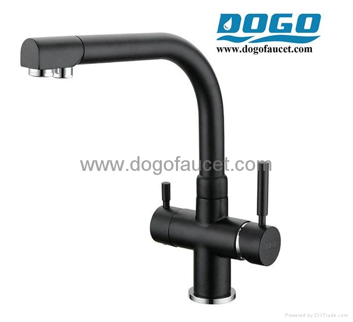 Brass Tri-Flow kitchen faucet Chrome finished - DG-B3301 - DOGO (China ...
