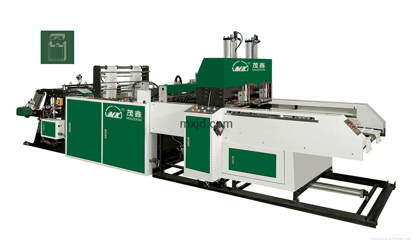 Double Servo Motor Automatic High Speed Vest Bag Making Machine - MXRQ ...