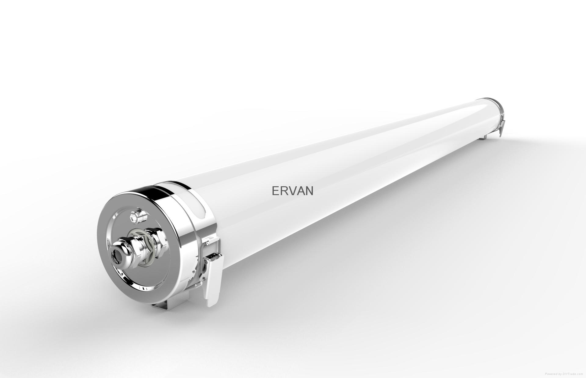 IP69K Round Tri-proof led light for carwash,food industrial factory ...