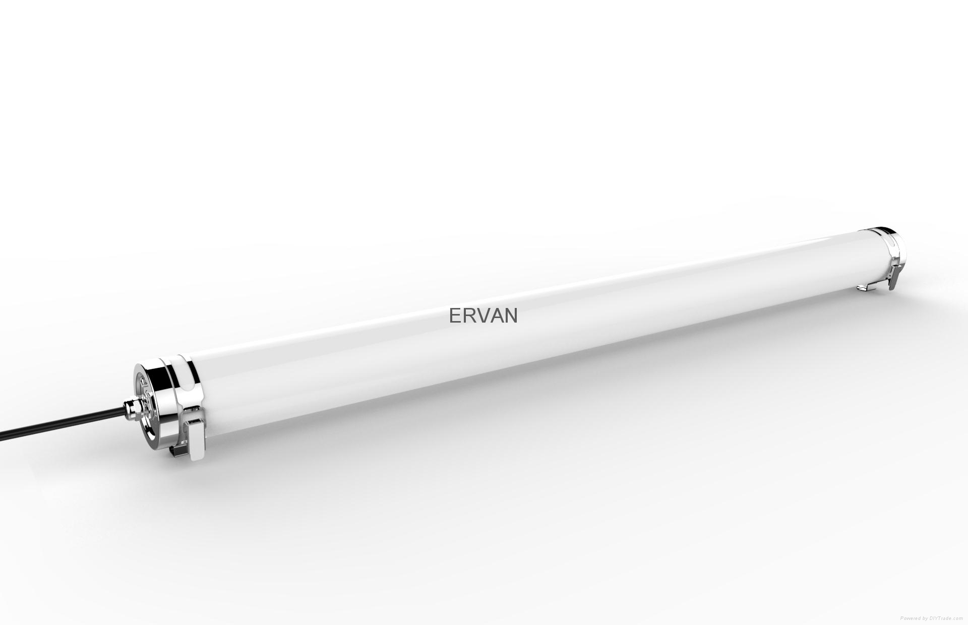 IP69K Round Tri-proof led light for carwash,food industrial factory ...