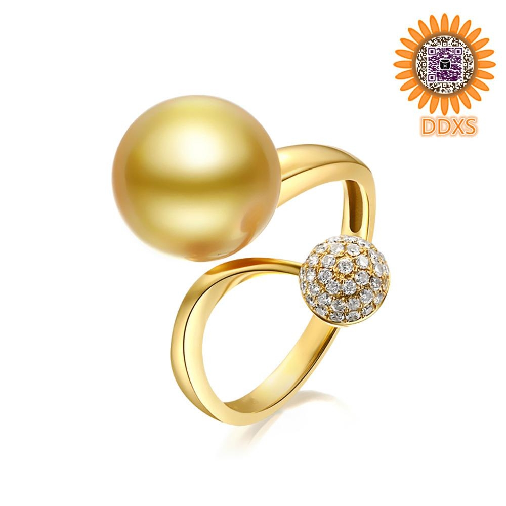 wholesale luxury south sea shell pearl ring - DDXS (China Manufacturer ...