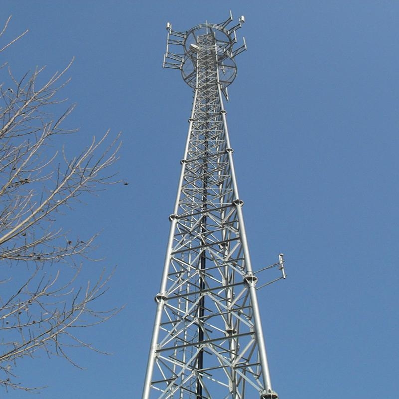 gsm telecom three legged tubular steel tower - Hebei Tengyang (China ...