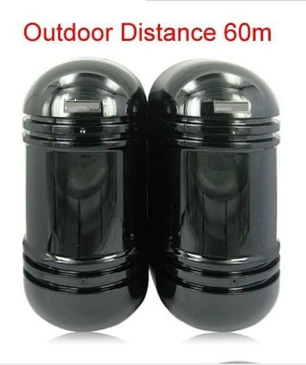 Infrared Beam Detector IR Sensor Wired Outdoor With Burglar Alarm ...