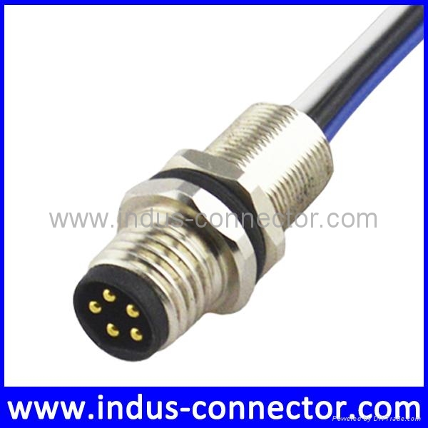 IP67 panel mounting m8 3pin 4pin sensor connector - M8 - Indus ...