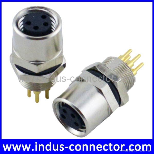 IP68 m8 circular connector m8 waterproof connector - M8 - Indus ...