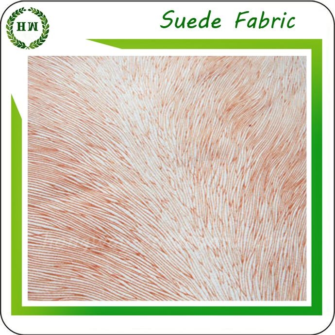 100 polyester emboss microfiber crepe suede fabric for sofa ang pillow ...