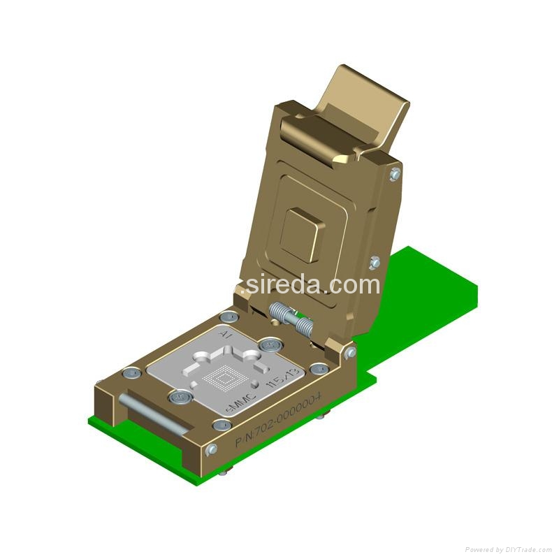BGA153 Socket SD Solution_11.5X13mm_Perform,eMMC reader - 702-0000004 ...