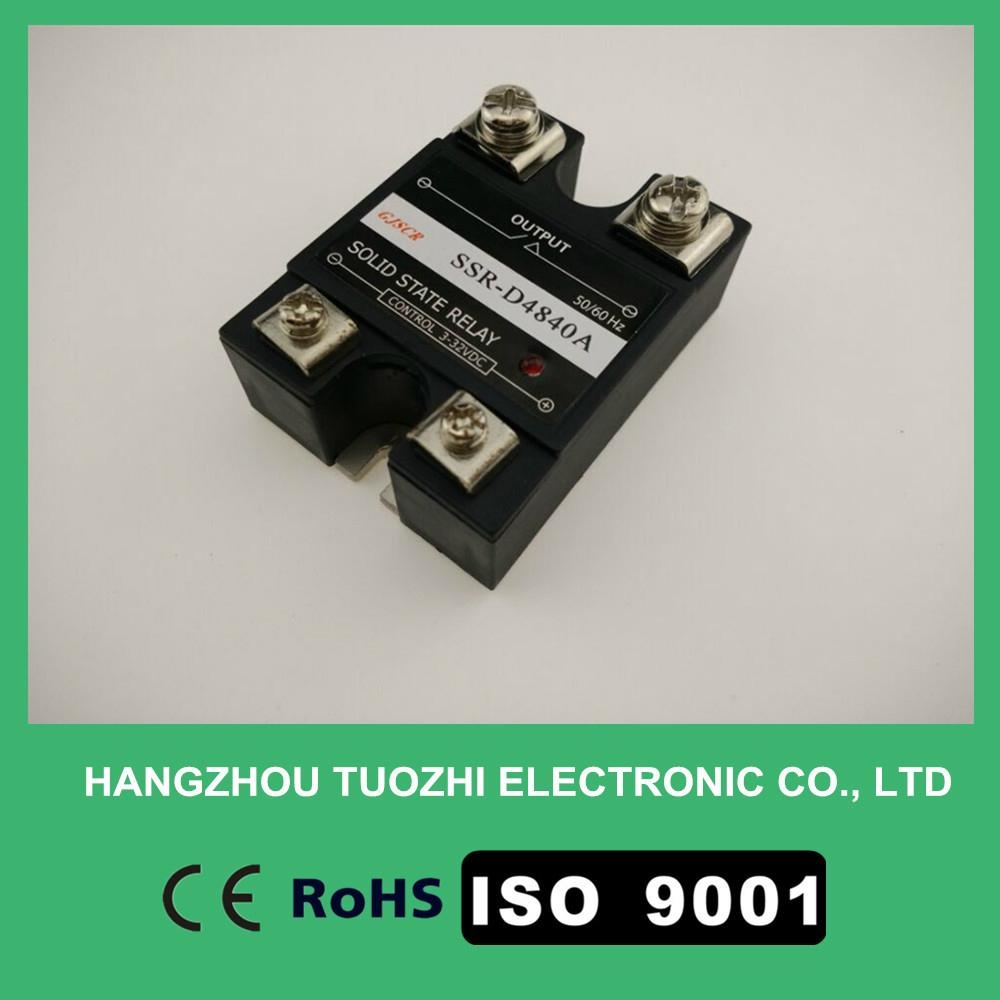 Single phase dc ac Solid State Relay 40amp SSR-D4840A - tuozhi (China ...
