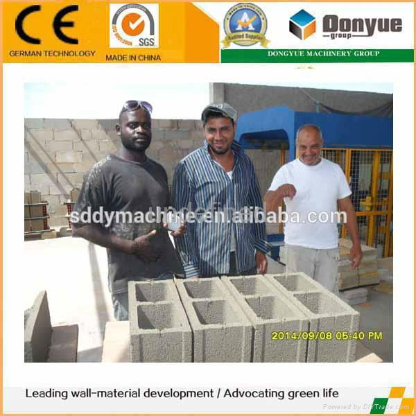 QT40-3A egg laying moving hollow block making machine from dongyue ...