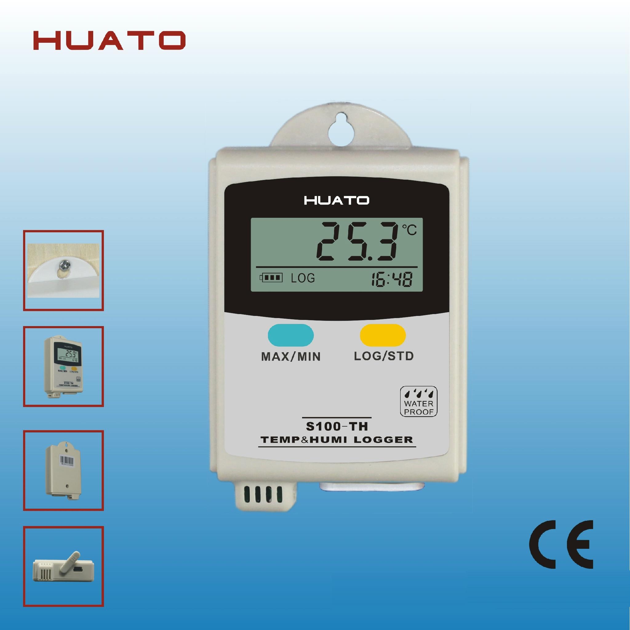 Portable Temperature Humidity Data Logger - S100-TH - HUATO (China Manufacturer) - Other ...