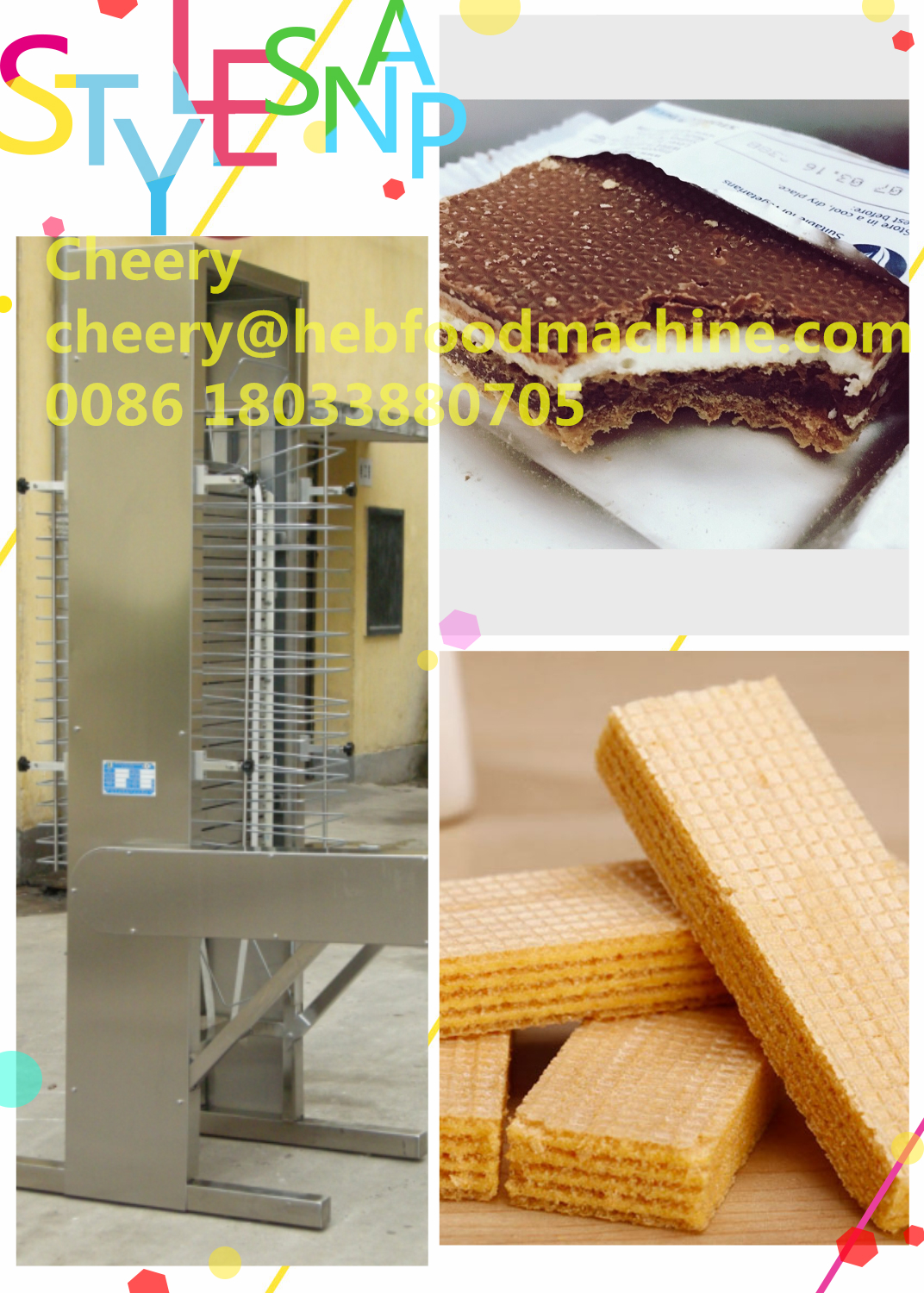 food factory customized wafer biscuit machine - SH - SAIHENG (China ...