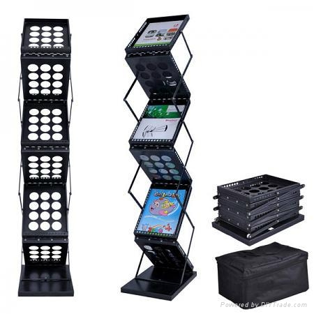 advertising display rack 4 layers iron brochure stand (China ...